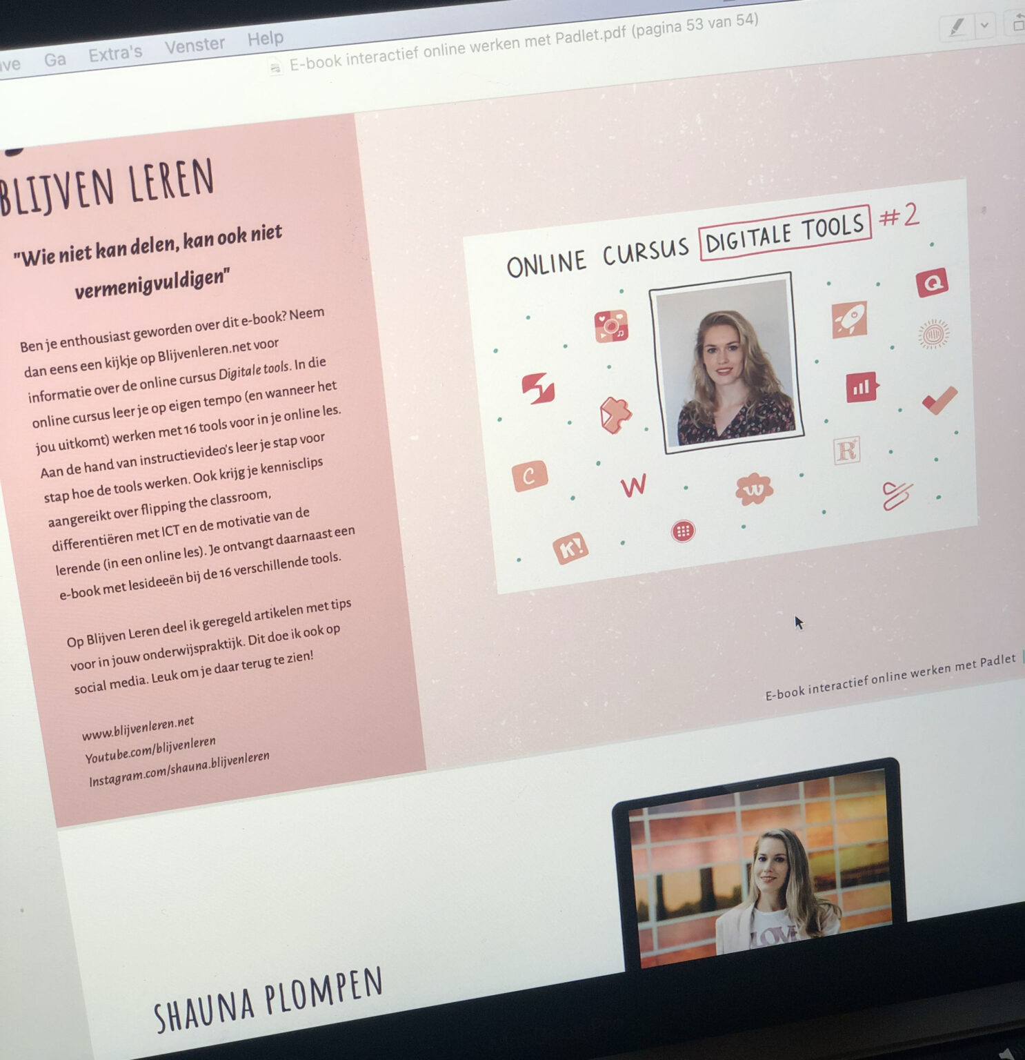 E-book 'Interactief online werken met Padlet' - Blijven Leren