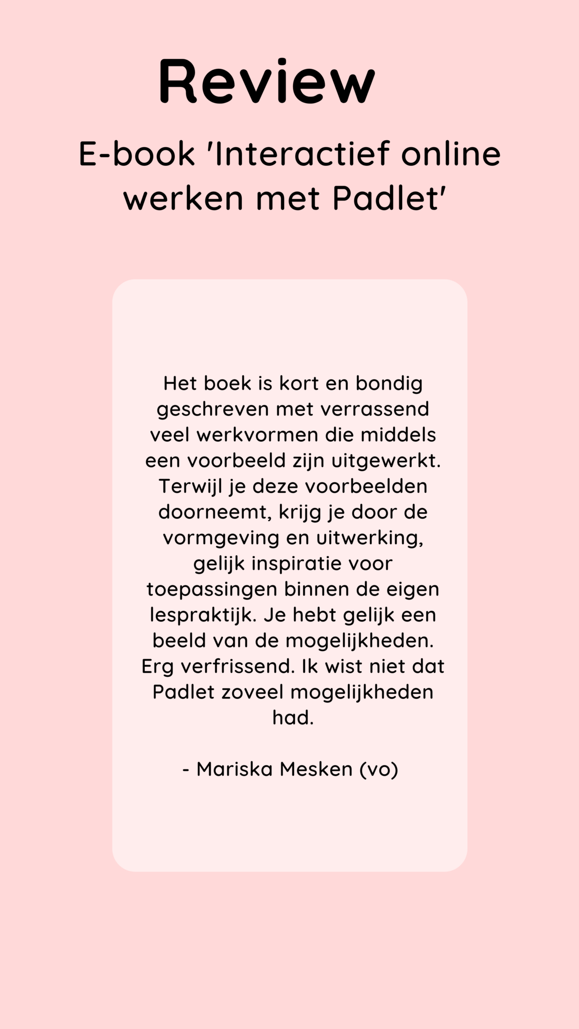 E-book 'Interactief online werken met Padlet' - Blijven Leren